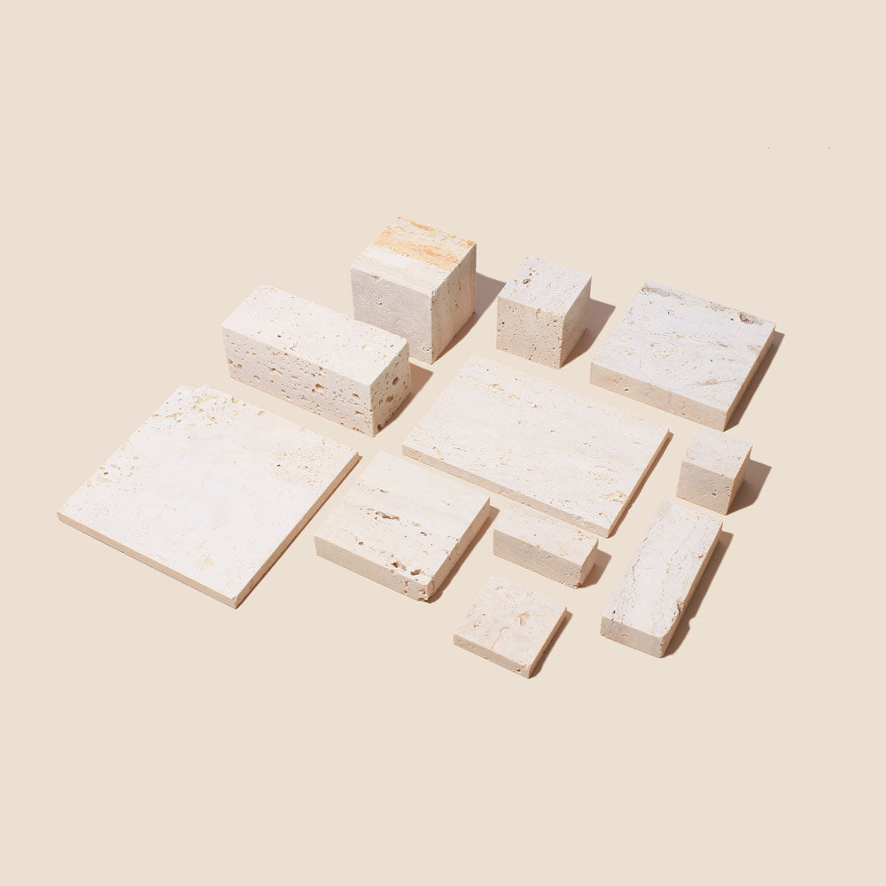 Natural Travertine Stone Photography Props – Prop Club